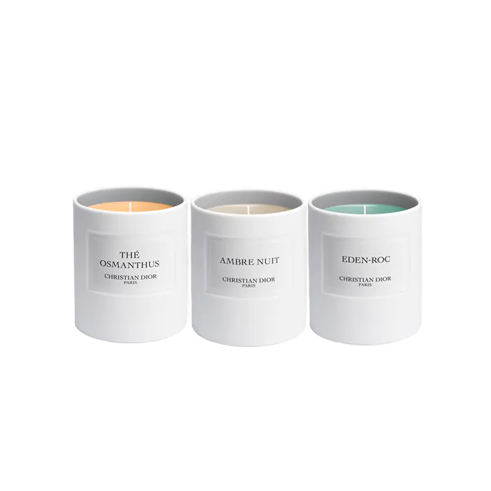 The Osmanthus + Ambre Nuit + Eden-Roc) Scented Candles Set The Osmanthus + Ambre Nuit + Eden-Roc) Scented Candles Set