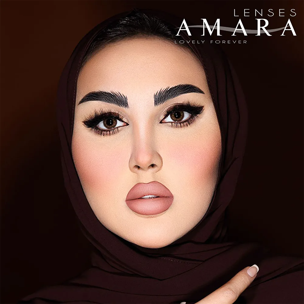 Amara Celebrity Collection - Monthly Color Contact Lenses - Dee Latte