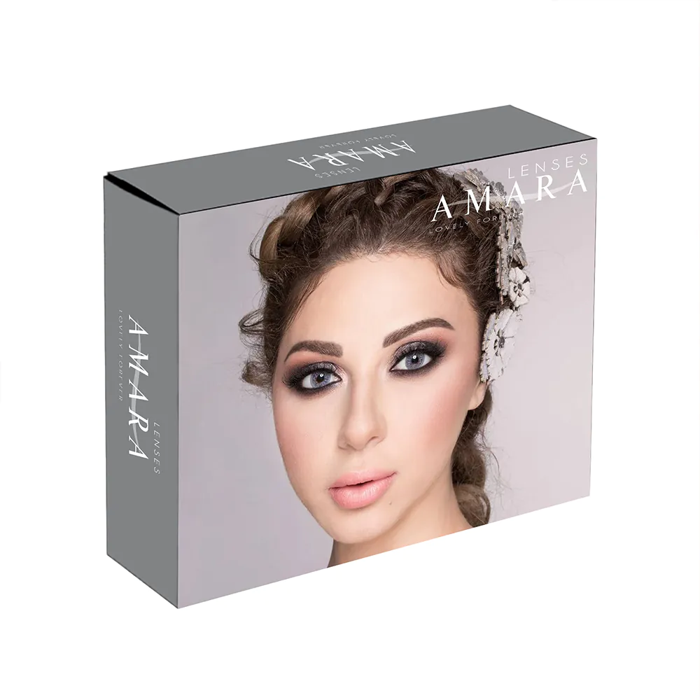 Amara Monthly Color Contact Lenses - Ash Gray