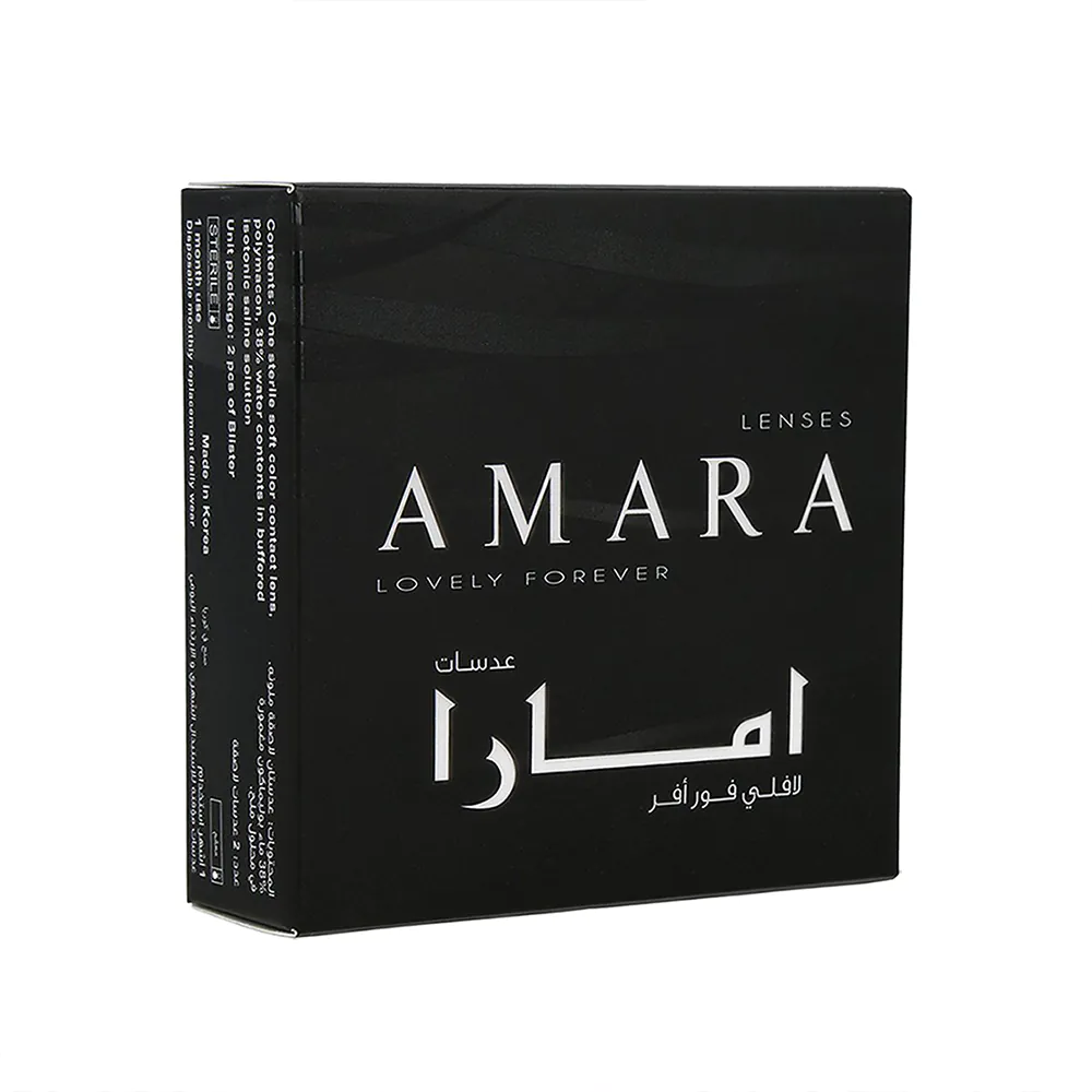 Amara Monthly Color Contact Lenses - Ash Gray