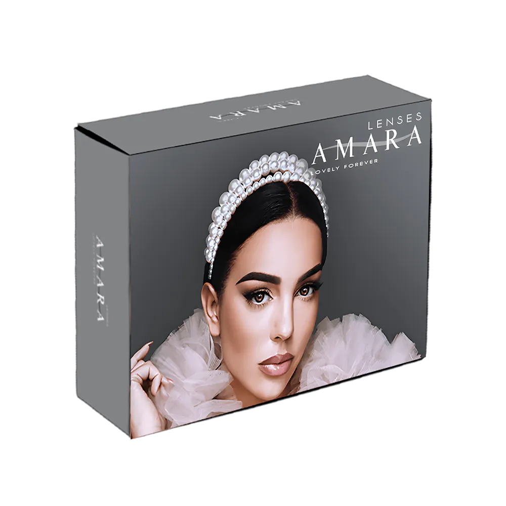 Amara Monthly Color Contact Lenses - Choco