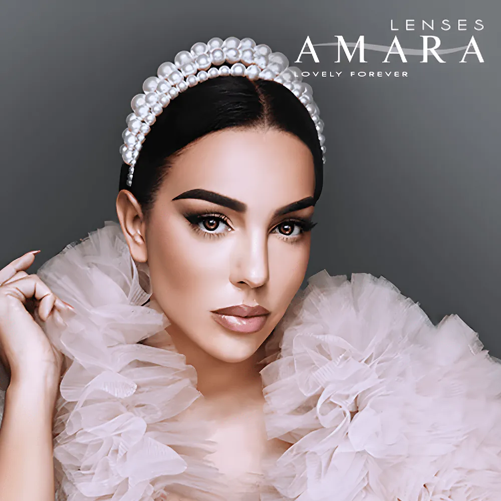 Amara Monthly Color Contact Lenses - Choco