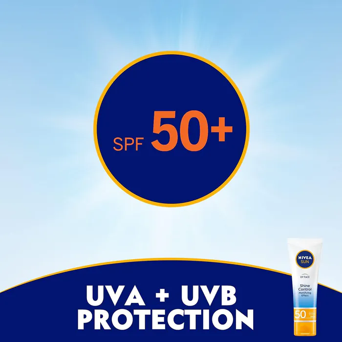Nivea Sun UV Face Shine Control Mattifying Effect SPF 50 - 50ml