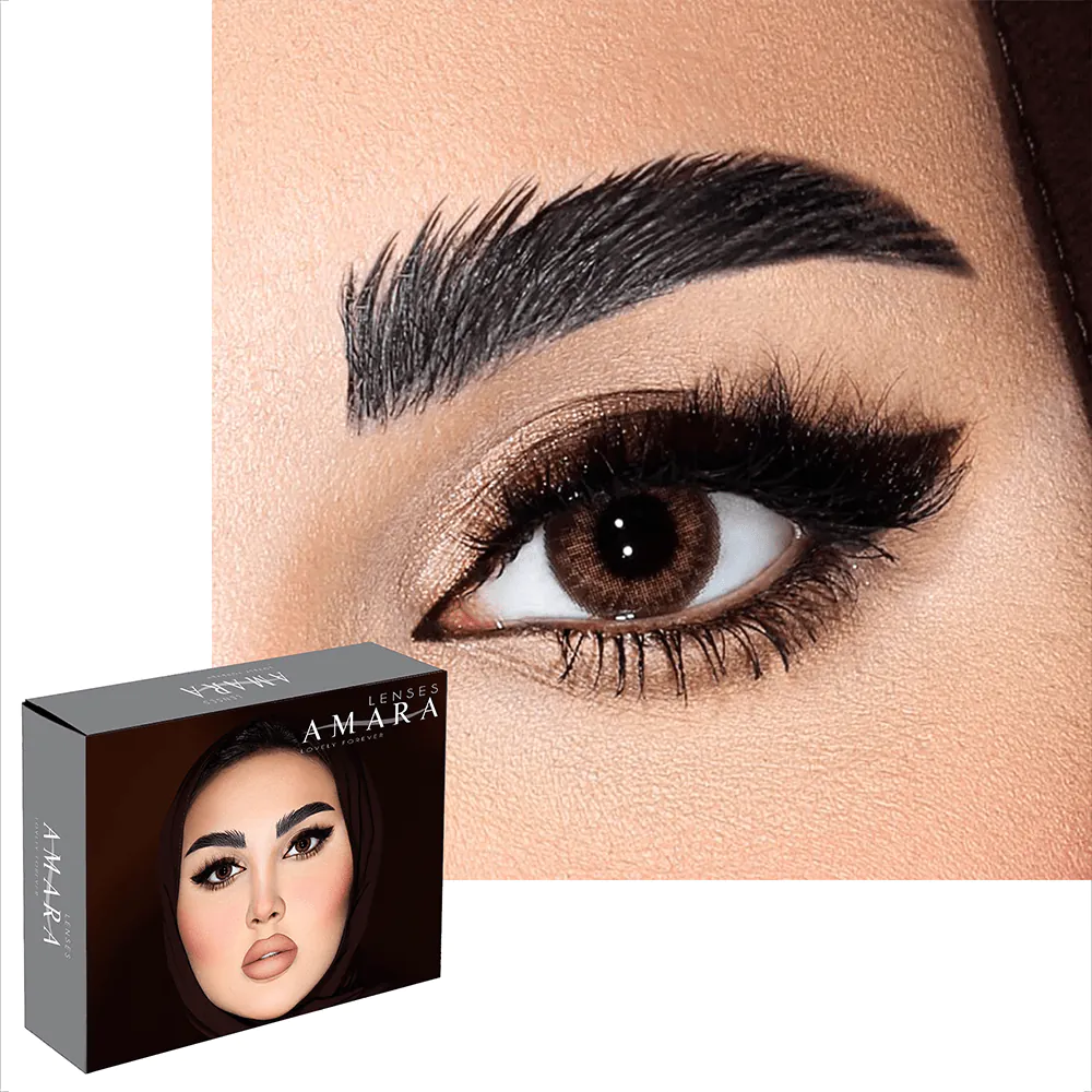 Amara Celebrity Collection - Monthly Color Contact Lenses - Dee Latte