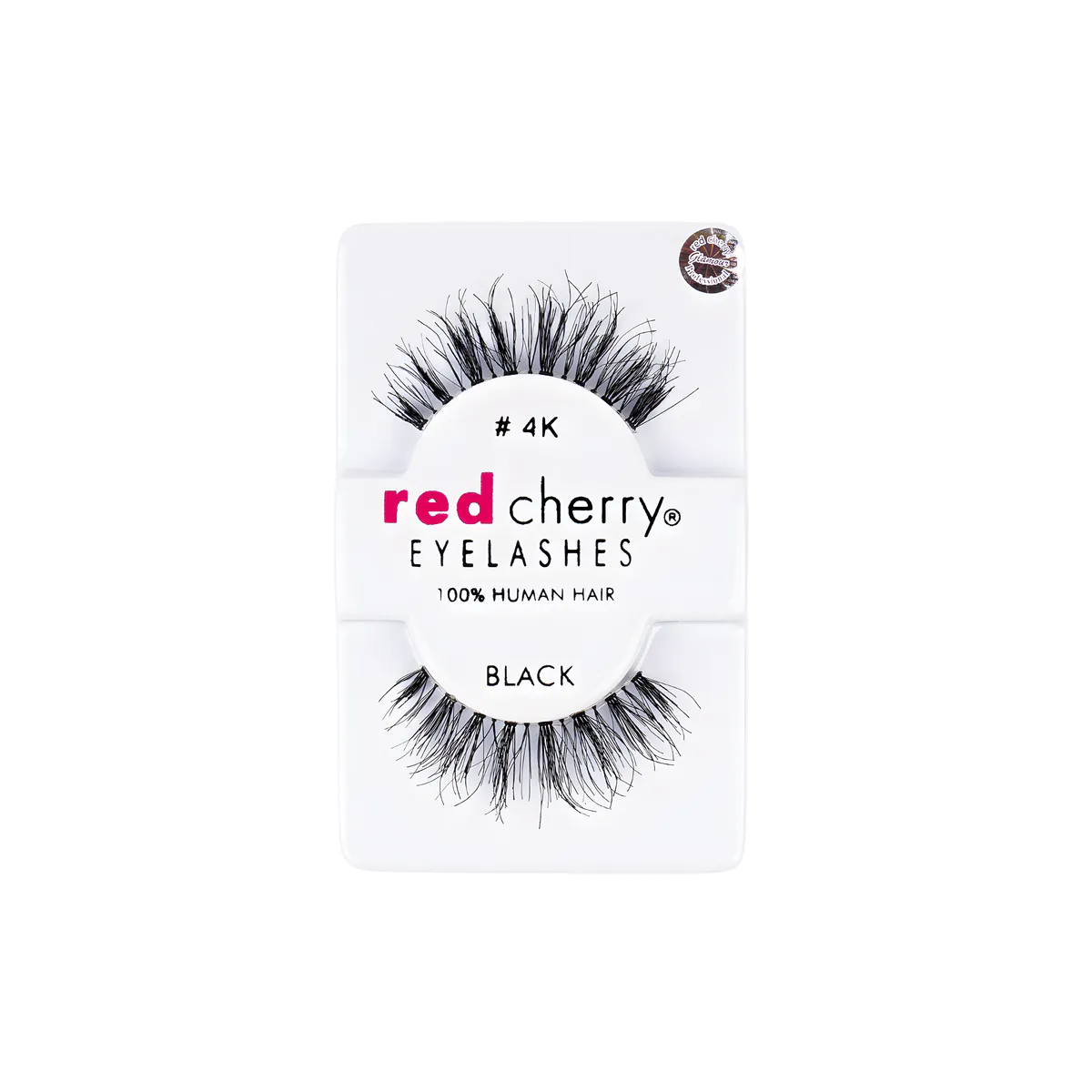 Red Cherry Eyelashes 4K Black