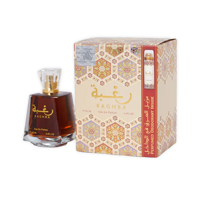 Try Raghba the most beautiful Lattafa perfumes 100ml